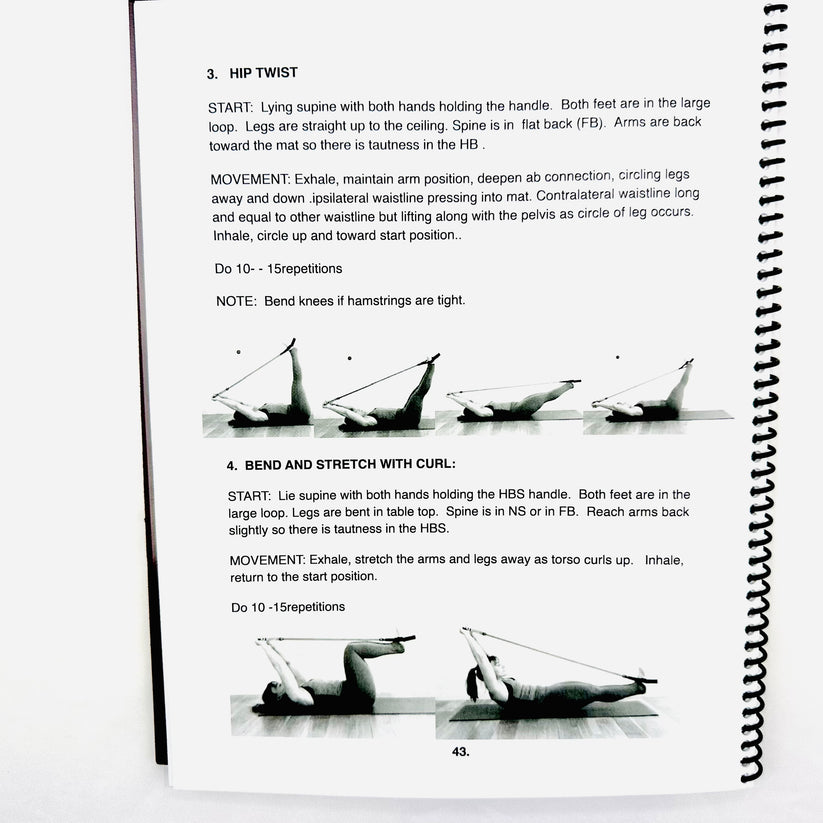 Pilates Workout Book, Exercise Flows with Minimax (arc barrel) & Handi ...